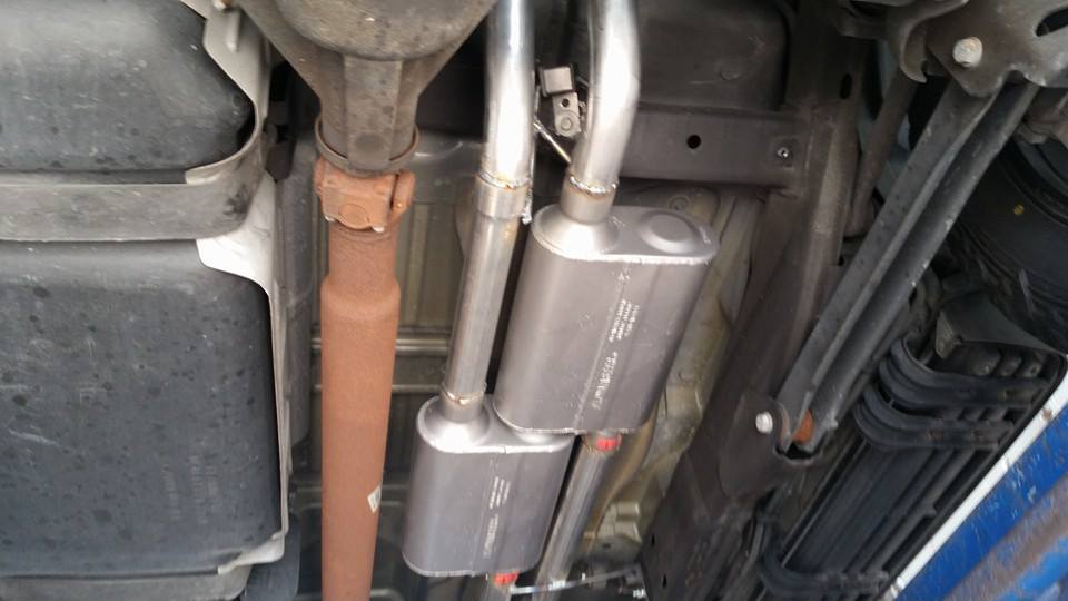 staggered mufflers on chevy tahoe